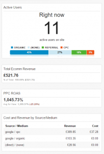 Client PPC Examples - Digital Marketing Consultants